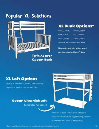 Double bed with high floor clearance store